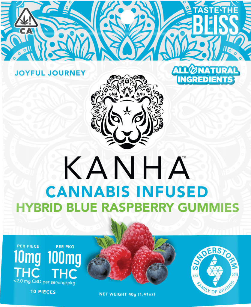 Kanha Blue Raspberry Hybrid 10mg Gummies (10 Count) - 𝖣𝗂𝗌𝖼𝗈𝗏𝖾𝗋 𝖳𝗁𝖾 𝖳𝗁𝖾 ...